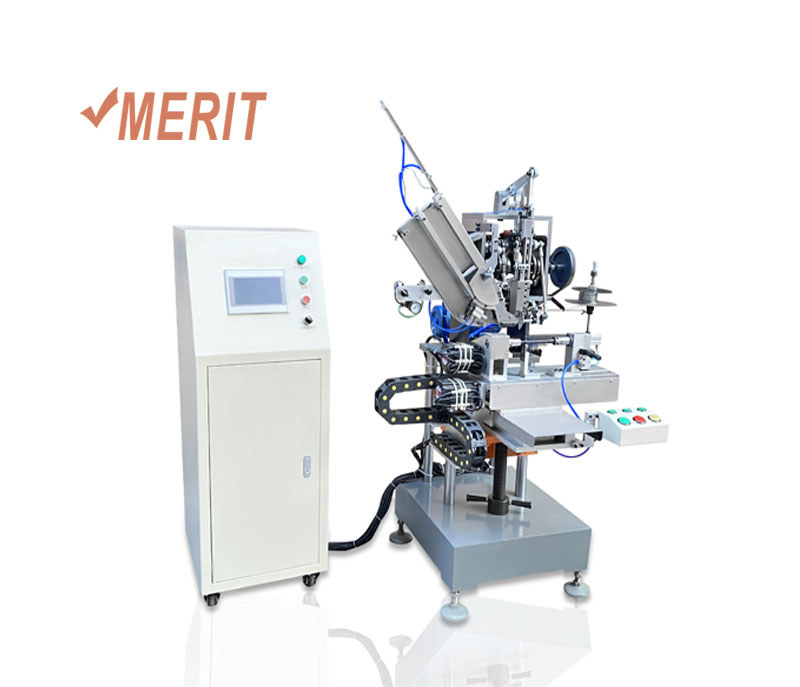4-Axis hair brush tufting machine with 2 clamps MT4-hb - meritfactory