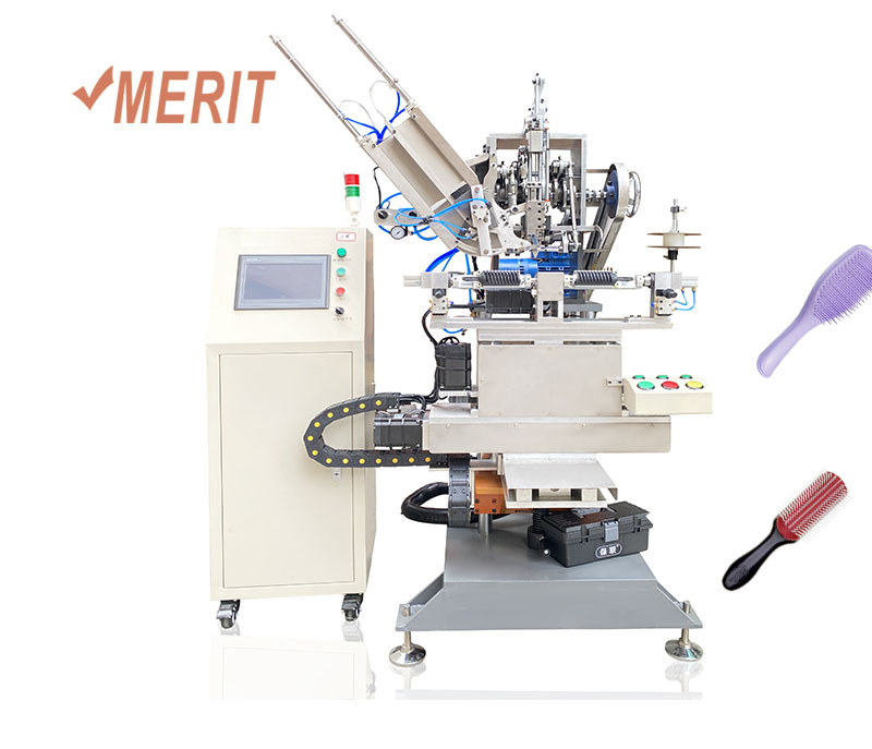 4-Axis hair brush tufting machine with 2 clamps MT4-hb - meritfactory